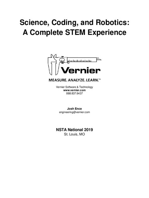 Fillable Online Science Coding And Robotics A Complete Stem Experience Fax Email Print
