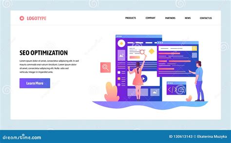 vector web site design template search engines optimization seo and