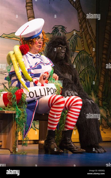 Dress Rehearsal Of The Christmas Panto Dick Whittington At The New