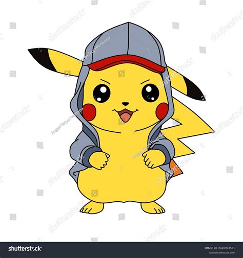 Pikachu Thunderbolt Drawing