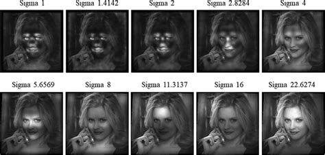 feature density maps for the operator ∇2l documentclass[12pt]{minimal