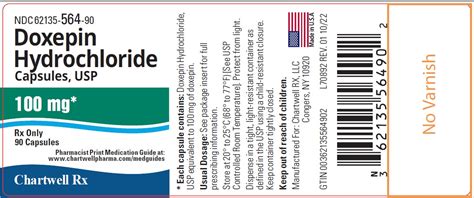 Dailymed Doxepin Hydrochloride Capsule