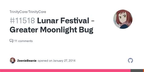 Lunar Festival Greater Moonlight Bug · Issue 11518 · Trinitycore