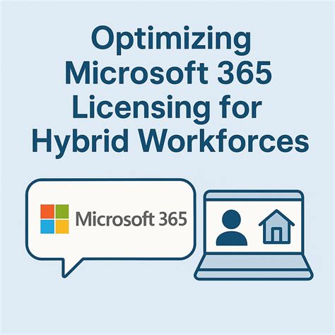How To Optimize Microsoft 365 Licensing For Hybrid Work Independent
