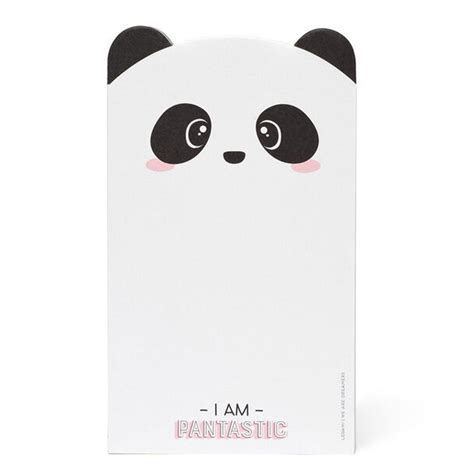 Legami Paper Thoughts Notepad Pantastic Panda