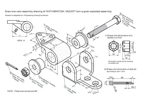 Engineering Assembly Drawing