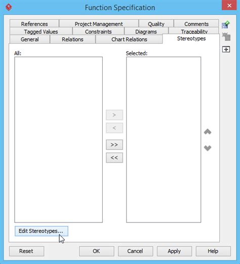 How To Use Stereotypes In Epc Diagram