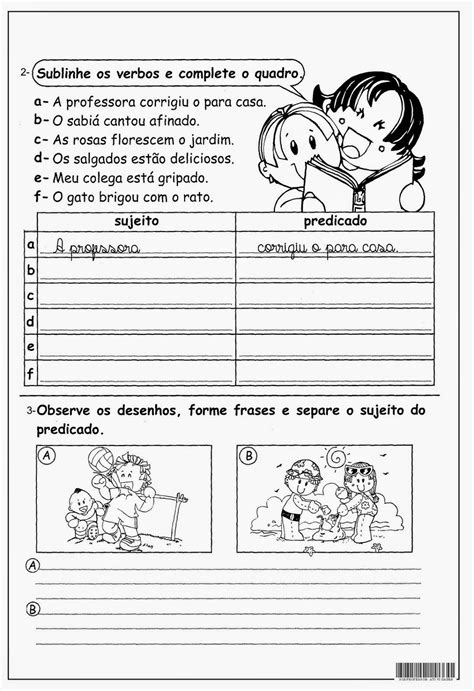 Atividades Tipos De Sujeito Fdplearn