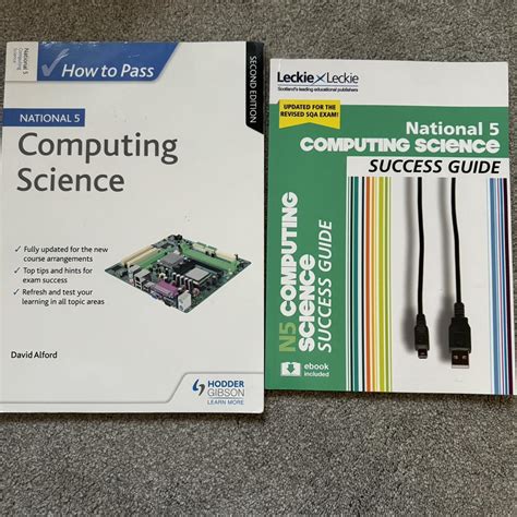 2 books sqa national 5 computing science bundle depop