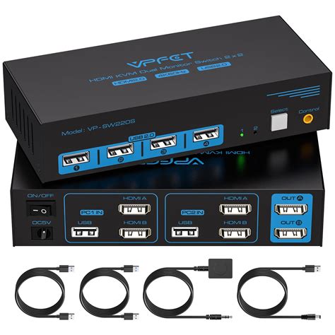 Enhance Your Workspace With The HDMI KVM Switch Monitors Electronikz