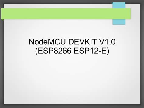 pdf nodemcu esp8266 esp12 e arquitetura e programação