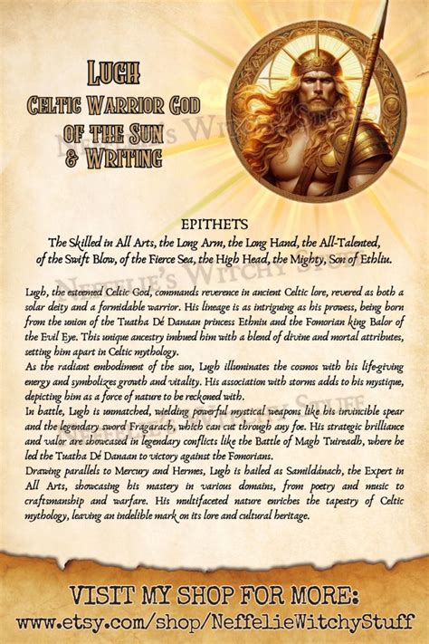 Celtic God Lugh Solar Deities Celtic Lugh Solar Deity