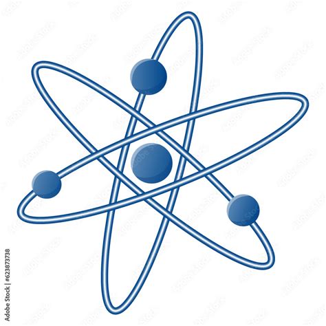 Color Atom Symbol Of Science Education Scientific Research And