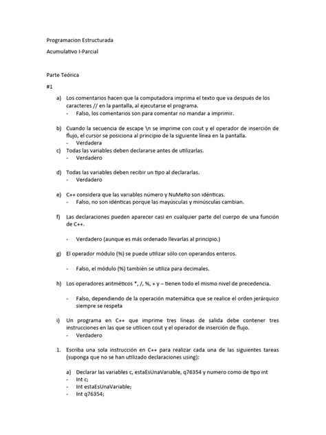Programacion Estructurada Pdf C Programación De Computadoras
