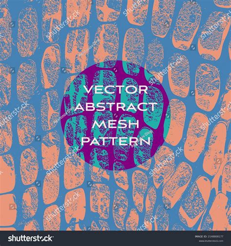 Vector Abstract Mesh Pattern Color Grid Stock Vector Royalty Free Shutterstock