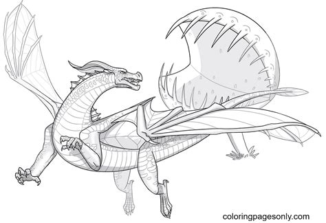 Leafwing Coloring Page Wings Of Fire Leafwing Coloring Page Coloring Pages Stadiongucker De