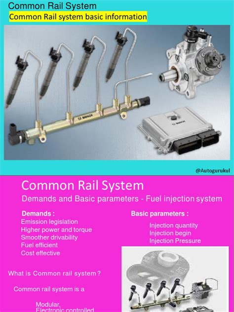 Diesel Common Rail System Overview Download Free Pdf Fuel Injection