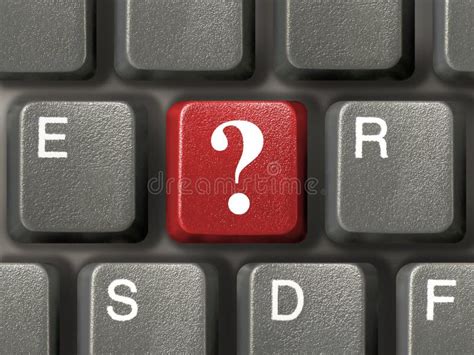Keyboard With Question Key Stock Image Image Of Feedback