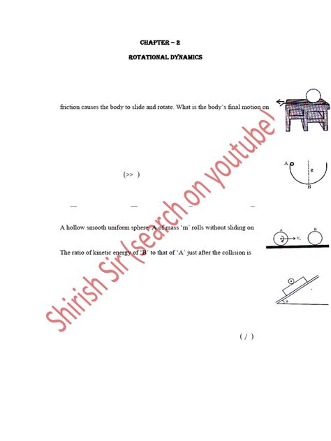 2rotational Dynamics Pdf