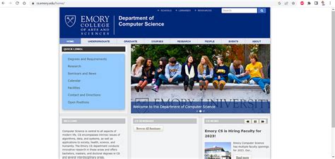 Redesigning The Emory Computer Science Website By Thomas Skodje Medium