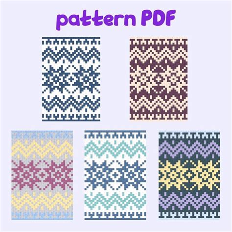 Norwegian Star Stranded Knitting Pattern For Sweater Or Hat Easy Fair