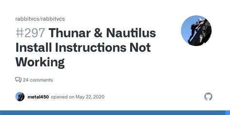 thunar and nautilus install instructions not working · issue 297