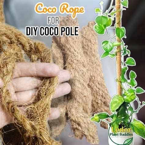 Coco Rope Fiber Big Twine Rope Diy Coco Pole 12 15 Meters Approx