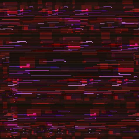 Seamless Pattern Colorful Glitch Futuristic Background Random Color Shapes Digital Noise