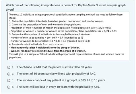 Solved To Select 10 Individuals Using Proportional