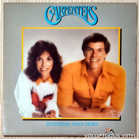 Carpenters ‎ Yesterday Once More 1984 2 X Vinyl Compilation