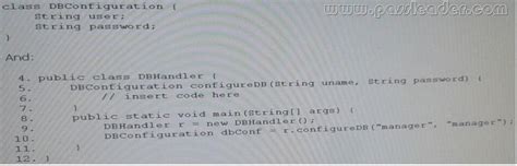 premium passleader 1z0 809 dumps with vce and pdf download question 61