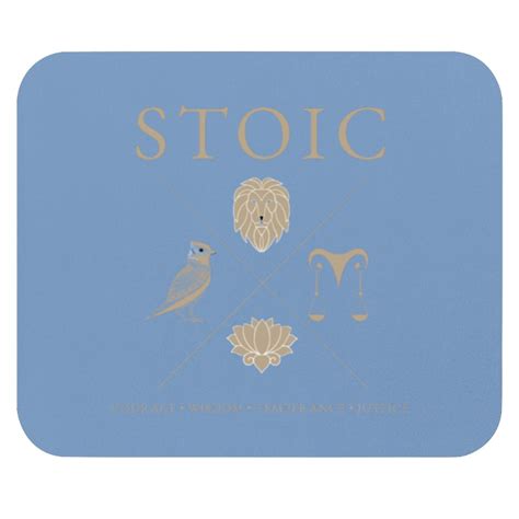 Stoicism Stoic Virtues Courage Wisdom Temperance And Justice Mouse