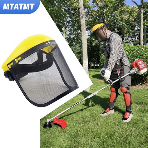 Safety Face Shield With Mesh Visor Protective Mesh Safety Mask Full