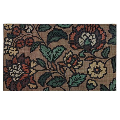 Mohawk Home Garden At Dusk Outdoor Recycled Polyester Botanical Doormat