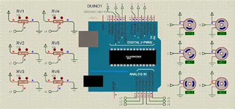 ELECTRONIC CONNECTORS Robotic Arm Using Arduino Uno R Servo With Potentiometer