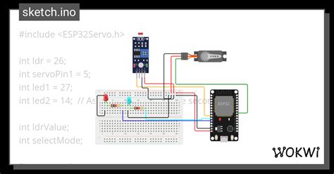 Smart Cloath Drying Syastem Wokwi ESP32 STM32 Arduino Simulator
