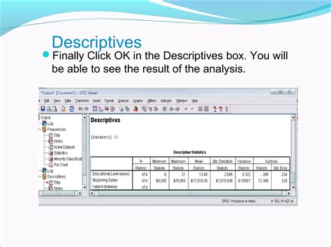 Spss Lecture Notes Ppt Technology And Computing Spss Lecture Notes Ppt Technology And Computing