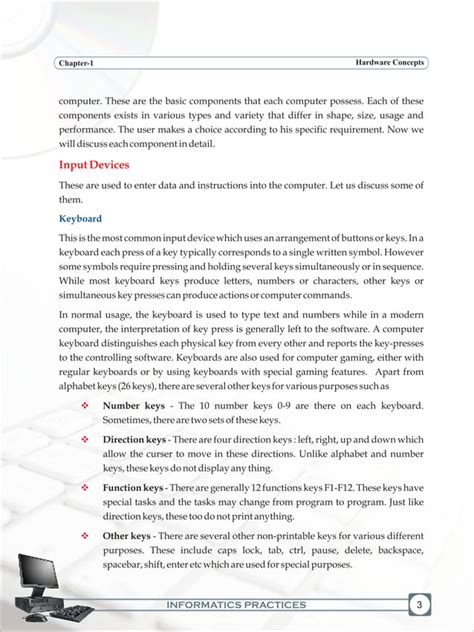 Informatics Practices Class Xi