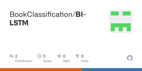 GitHub BookClassification BI LSTM
