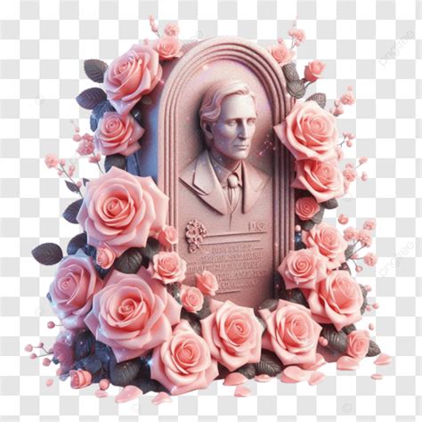 섬세한 핑크색 장미 배열이 풍화된 묘비 위에 부드럽게 놓여 있습니다 섬세한 핑크색 장미 배열이 풍화된 묘비 위에 부드럽게 놓여 있습니다 기억과 사랑을 상징하는 사랑