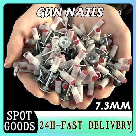 100pcsbox Steel Nail Gun Rivet Tool Artifact Rivet Nail Fastener