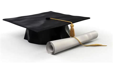 졸업장과 졸업 모자의 3d 일러스트 배경 일러스트 졸업장과 졸업 모자의 3d 일러스트 사진 및 배경 화면 무료 다운로드