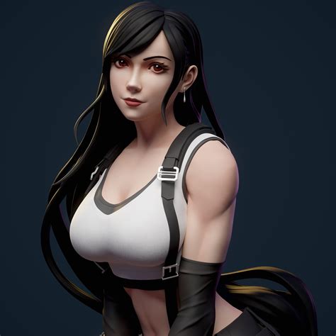 Artstation Ff7 Tifa Lockhart Fan Art 蒂法·洛克哈特 與大佬們一起團練第六期