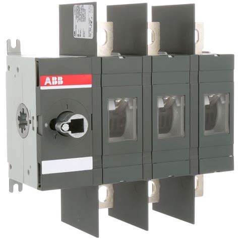 Abb Ot400u03 Non Fused Disconnect Switch 400a 3 Poles 600vac Panel