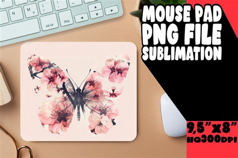 Floral Flutter Mouse Mat Assortment