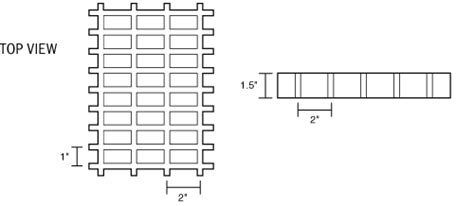 Molded Fiberglass Grating Tavares Fl Environmental Composites