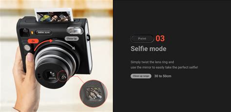 Fujifilm Instax Square Instant Camera Automatic Exposure Selfie Mode
