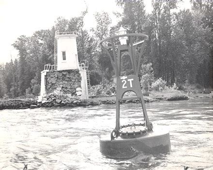 1765 Photo Warrior Rock Light Sauvie Island Oregon C1969