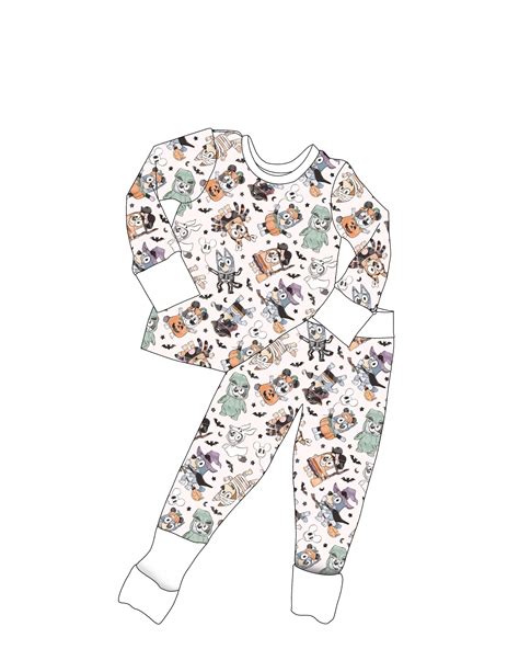 Bluey Pjs Pj Set Bluey Pajama Set Halloween Pajamas Halloween