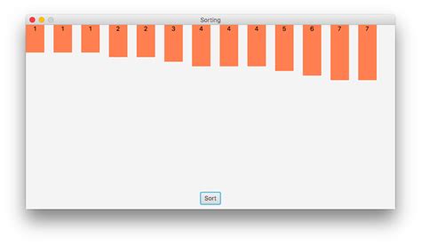 java javafx wrong merge sort animation result stack overflow